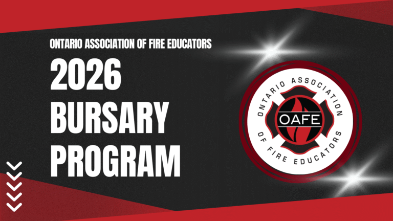 OAFE Bursary Program 2026 – ONTARIO ASSOCIATION OF FIRE EDUCATORS